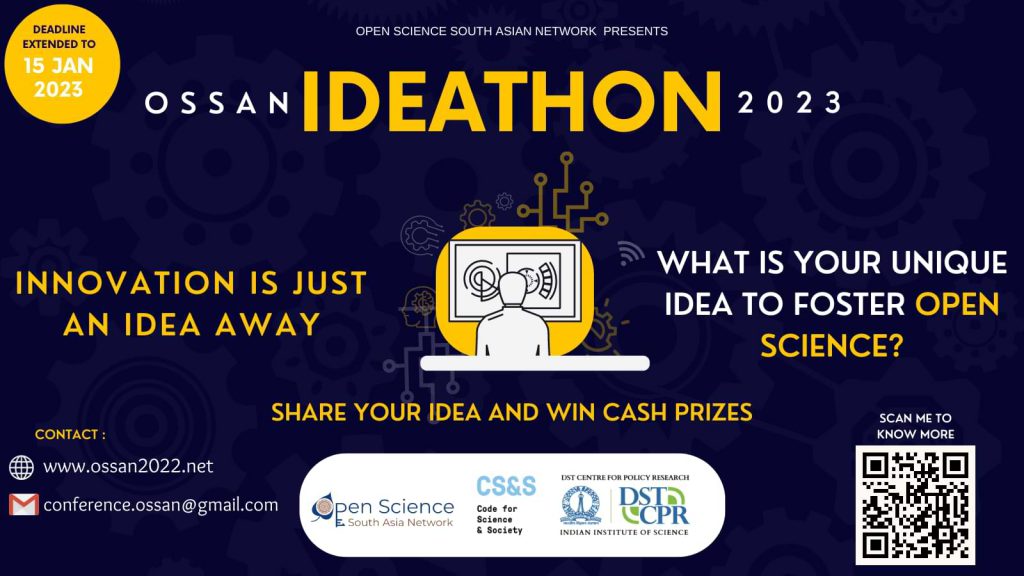 OSSAN IDEATHON 2022 – DST Center for Policy Research